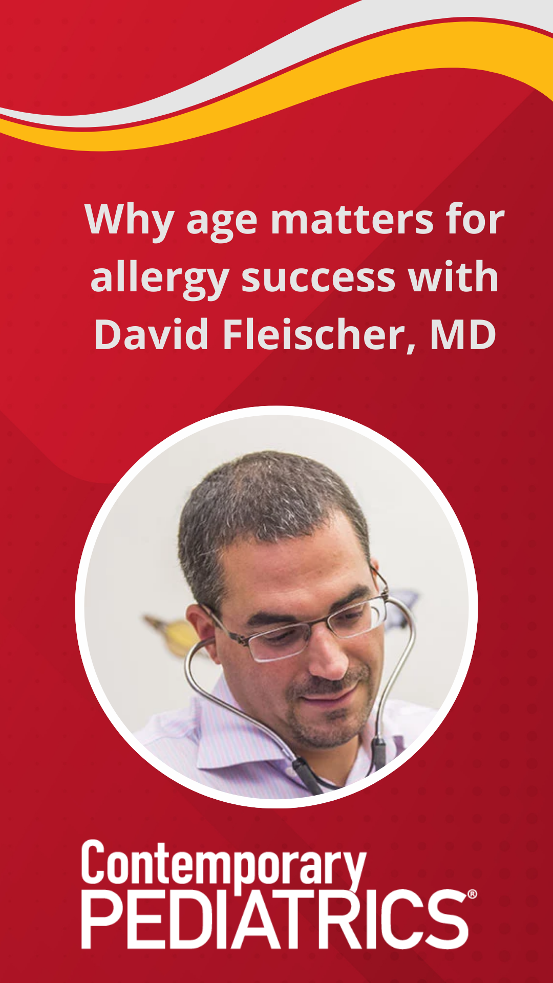 Why age matters for allergy success with David Fleischer, MD ...