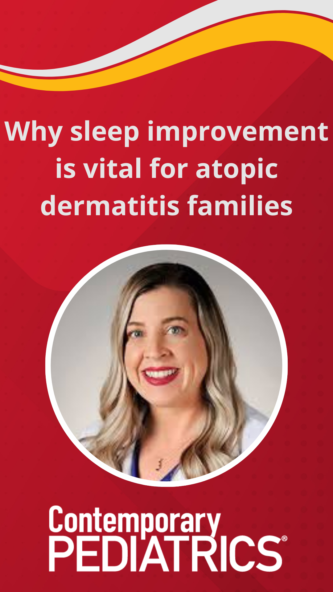 Why sleep improvement is vital for atopic dermatitis families ...