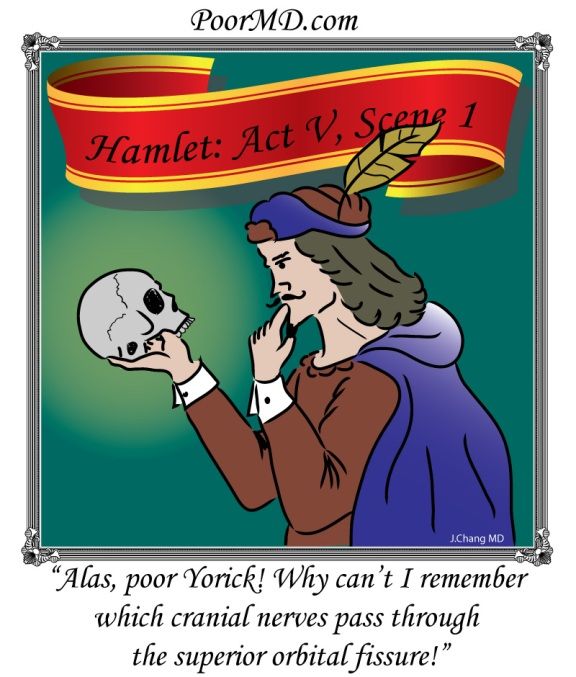 Radiology Comic: Hamlet and Neuroanatomy