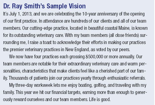 Getting your vision in writing