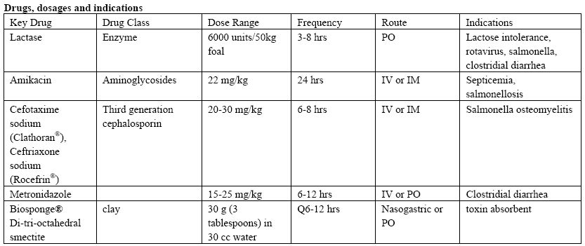 Foal diarrhea: causes, diagnosis and treatment (Proceedings)