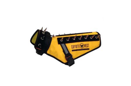 Protect pups from predators with this spiky vest
