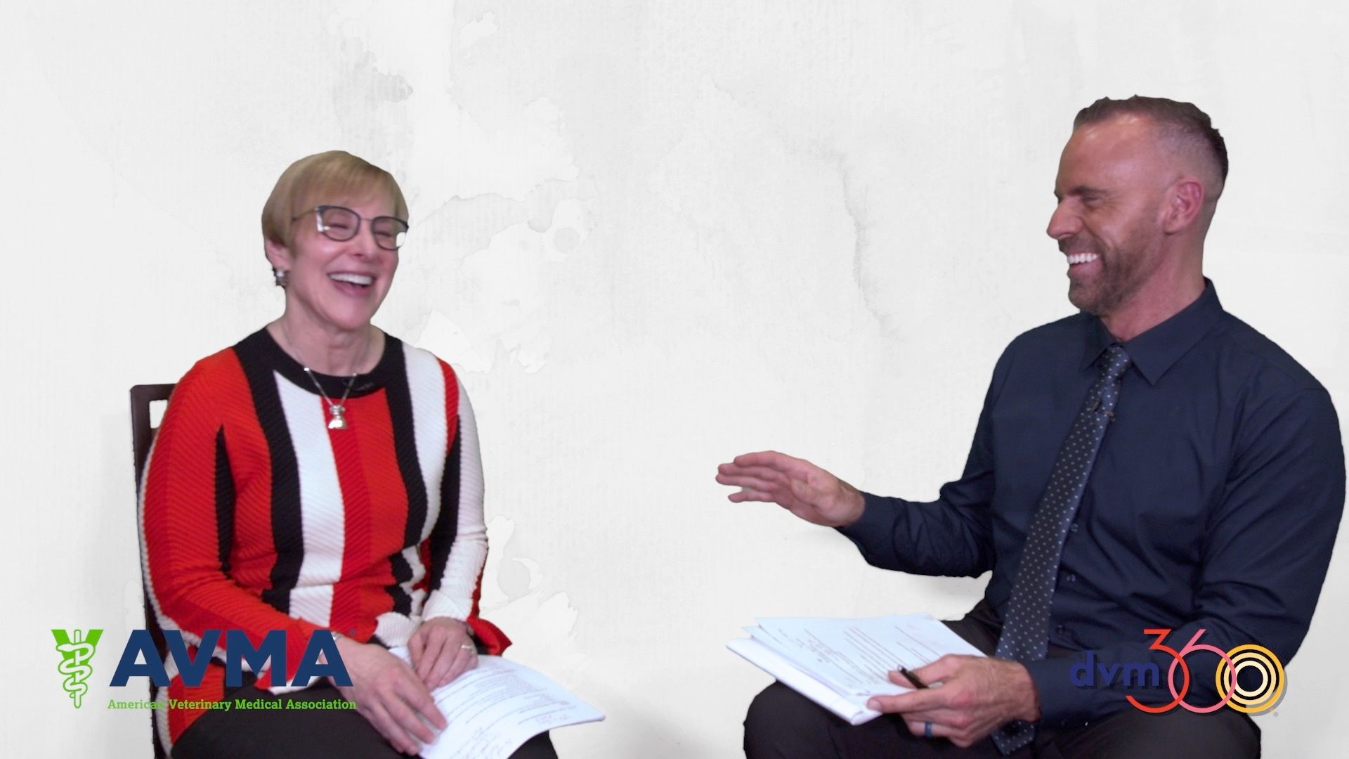 Adam Christman interviews AVMA President Lori Teller at WVC 2023