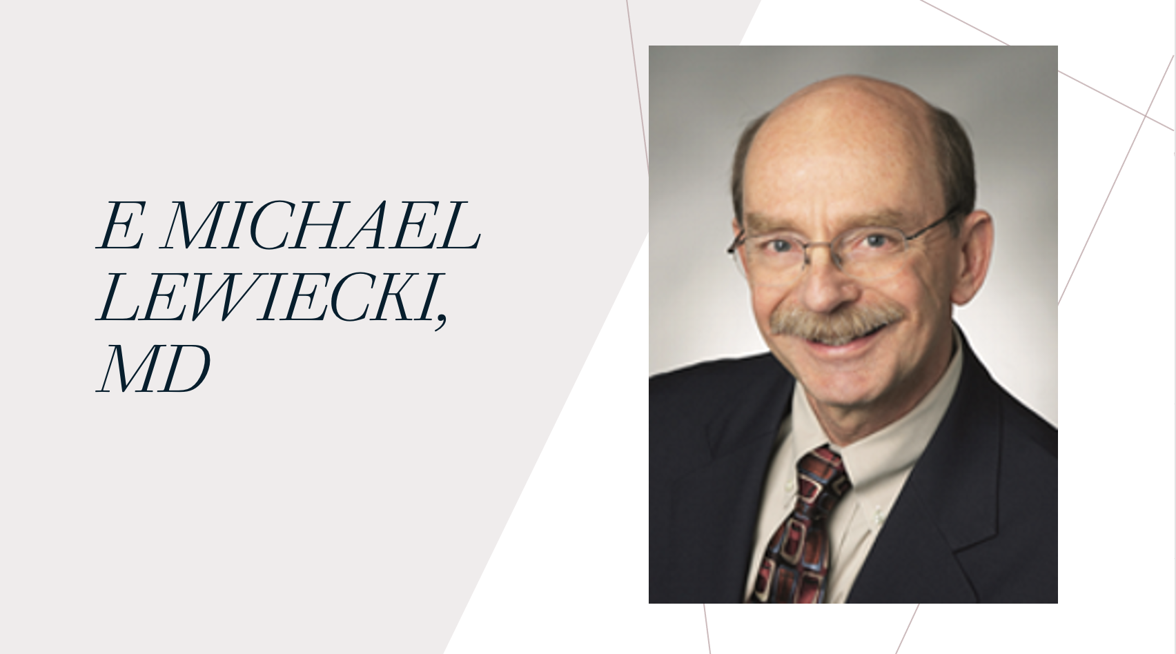 E Michael Lewiecki, MD: Controversies in Osteoporosis