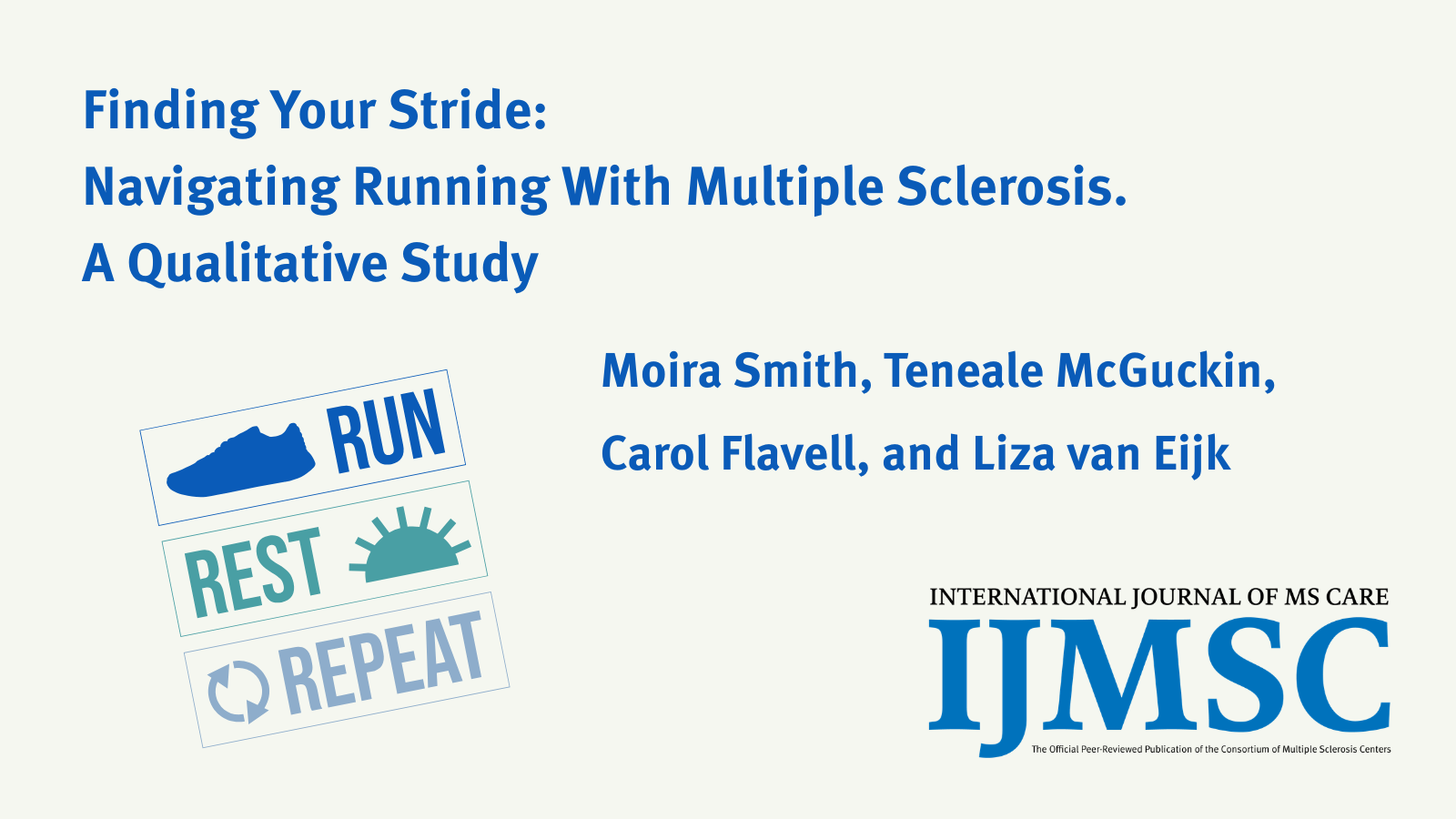 Finding Your Stride: Navigating Running With Multiple Sclerosis. A ...