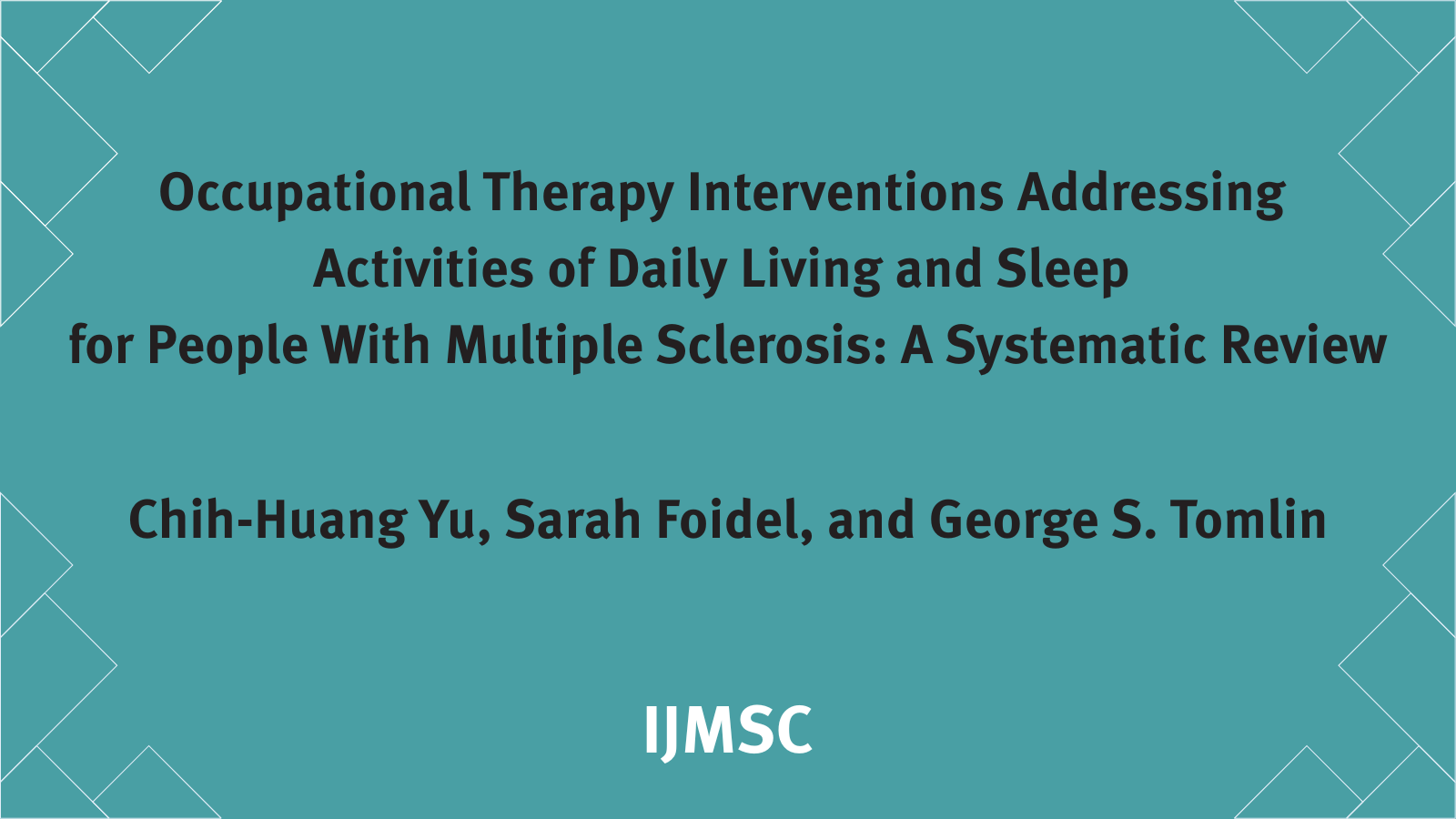 Occupational Therapy Interventions Addressing Activities of Daily ...