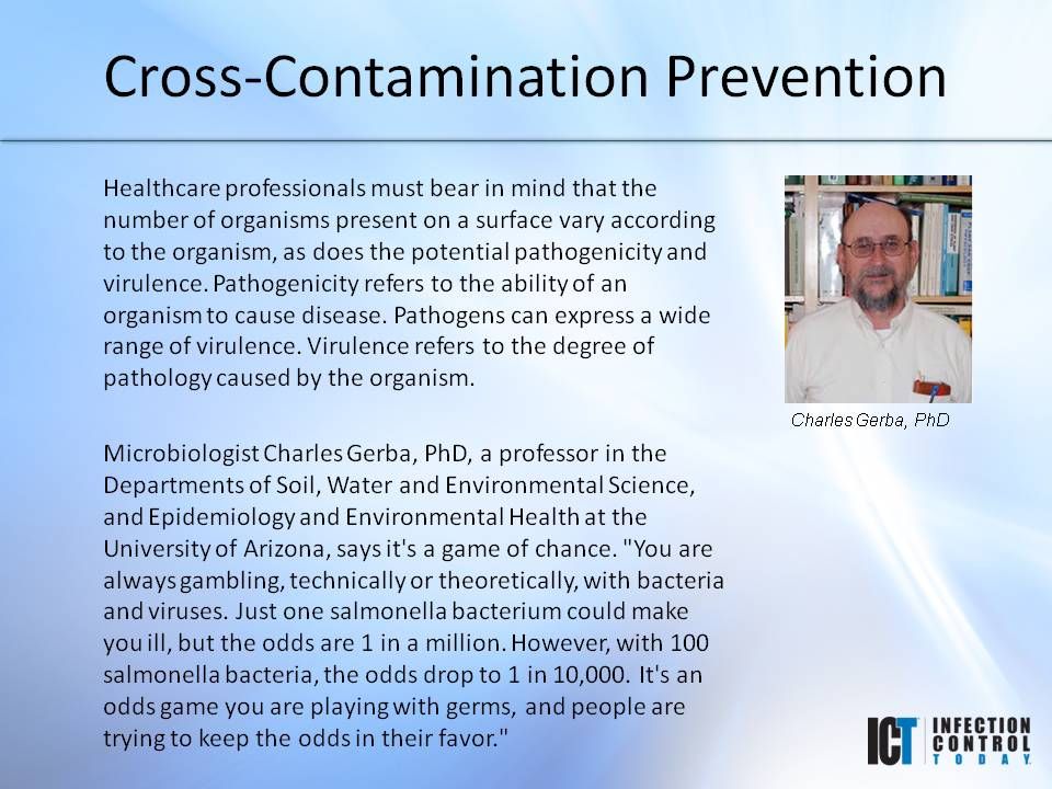 Slide Show: Cross-Contamination Prevention | Infection Control Today