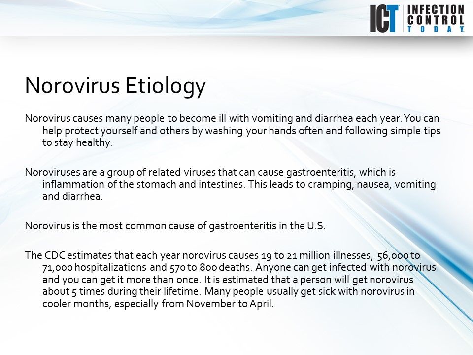 Slide Show: Preventing the Spread of Norovirus