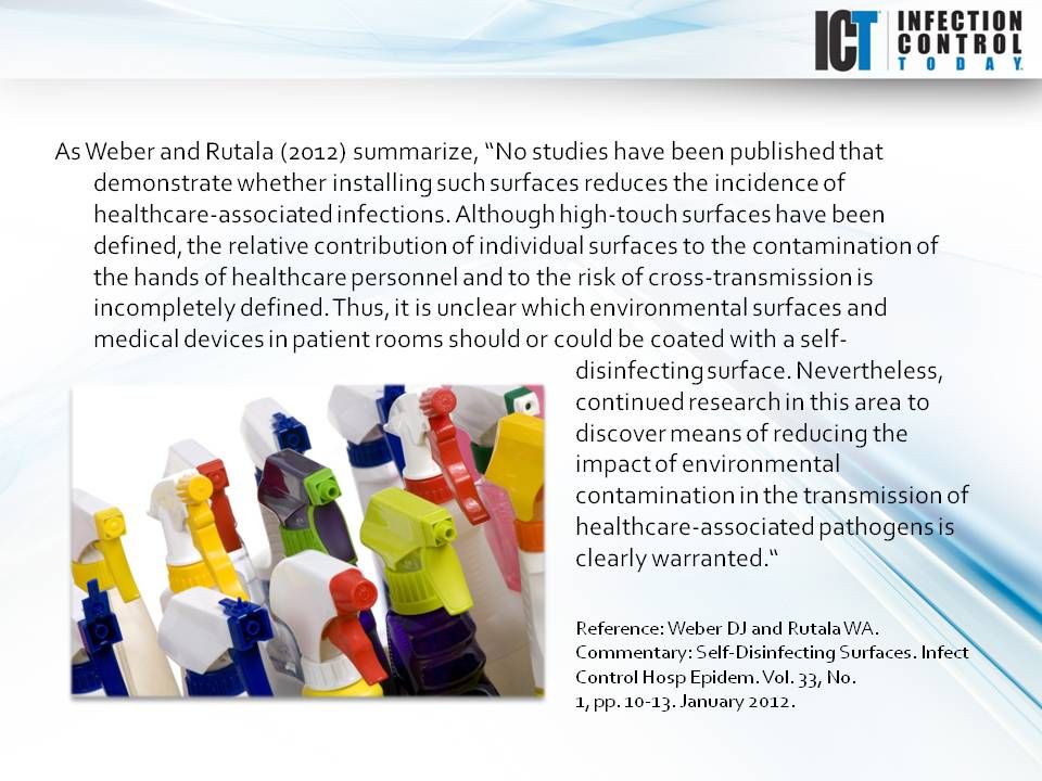 Slide Show: Antimicrobial Technology | Infection Control Today