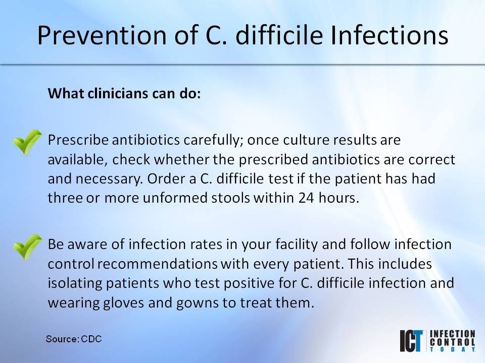 Clostridium Difficile Isolation Signs