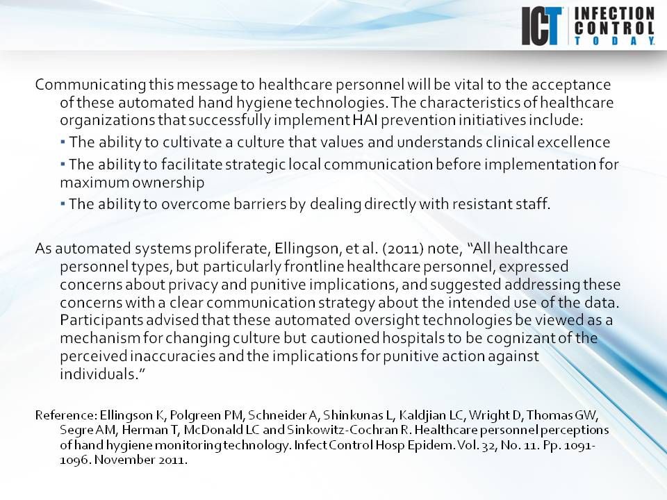 Slide Show: Hand Hygiene Technology