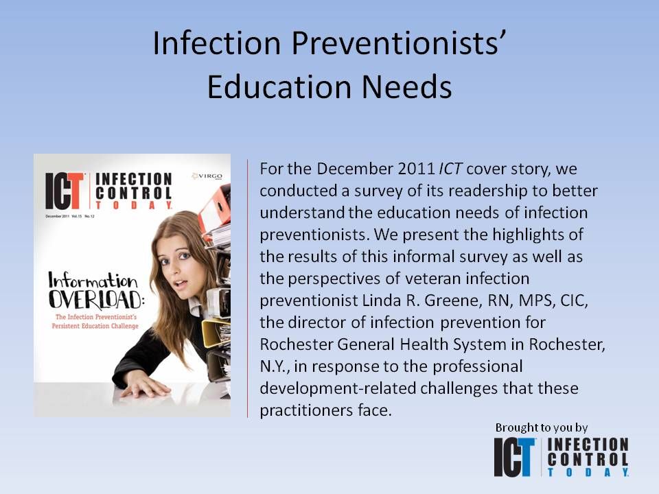 Slide Show: Infection Preventionist Education