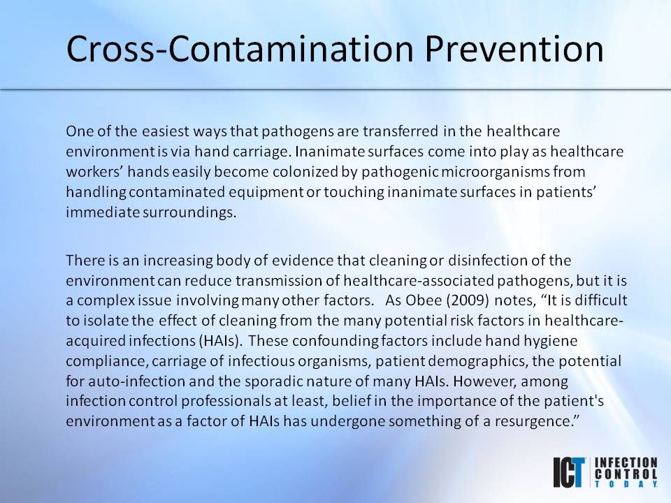 Slide Show: Cross-Contamination Prevention