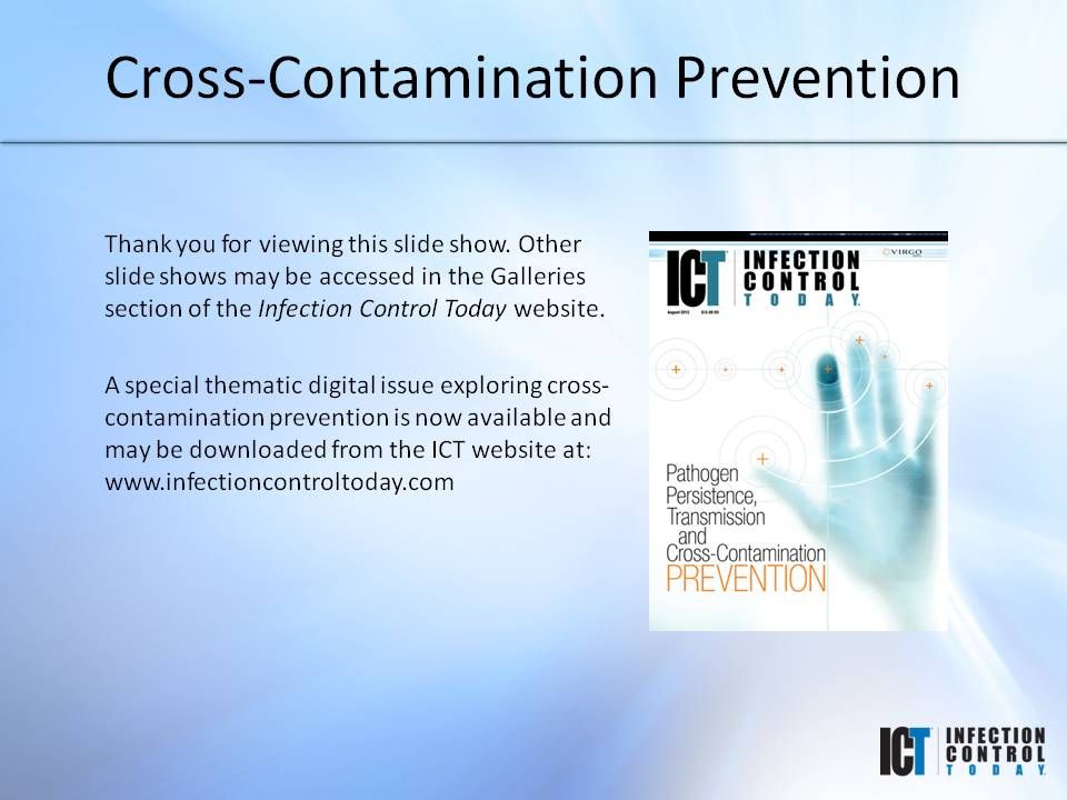 Slide Show: Cross-Contamination Prevention | Infection Control Today