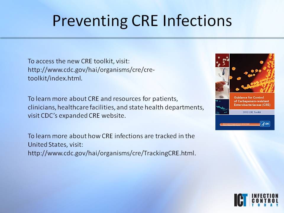 Slide Show: Preventing CRE Infections | Infection Control Today