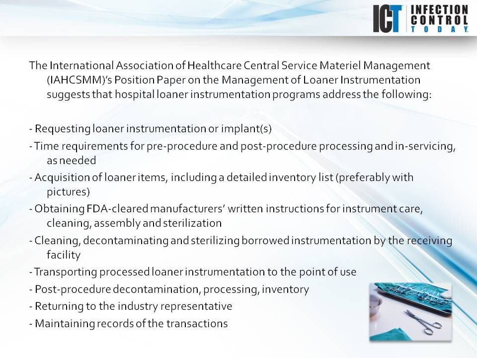 Slide Show: Loaner Instrumentation