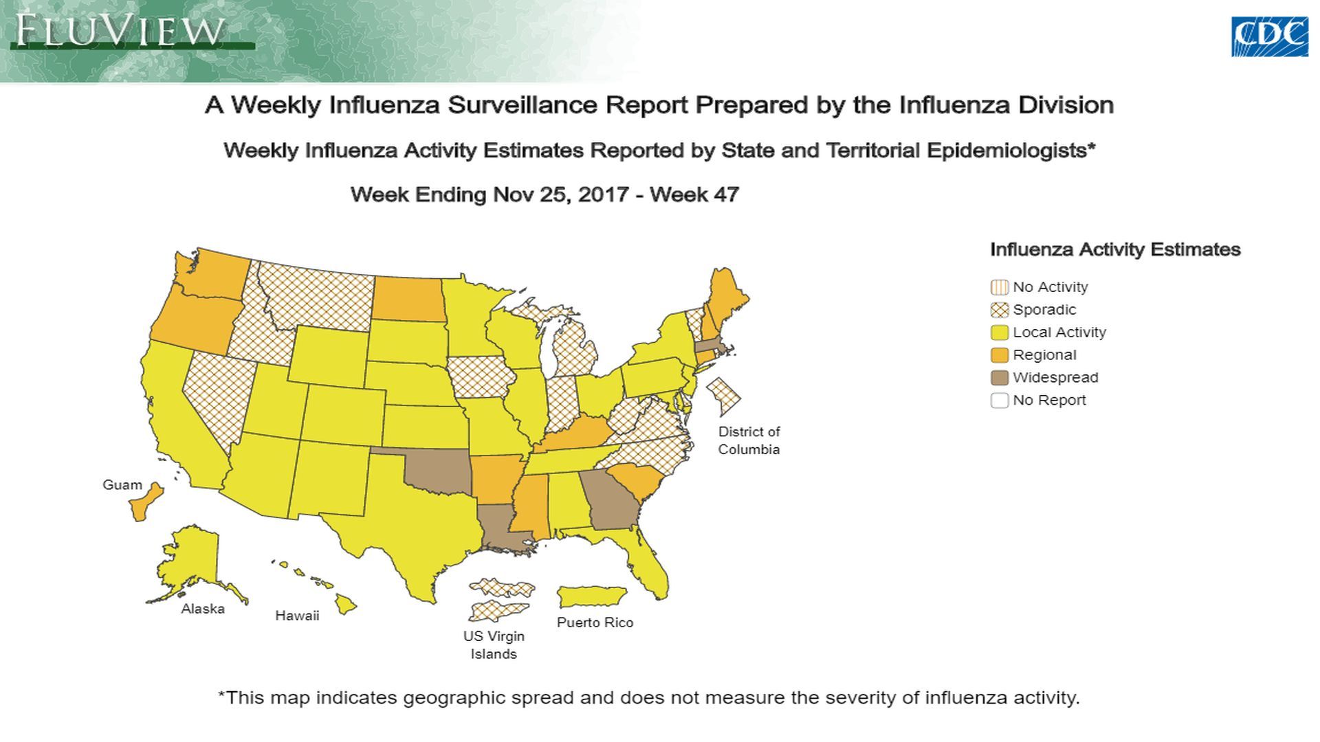 CDC Flu Update: Influenza-Like Illness Consultations Rise Above ...