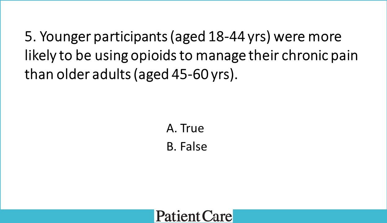 Pain management in America: A 10-questions quiz