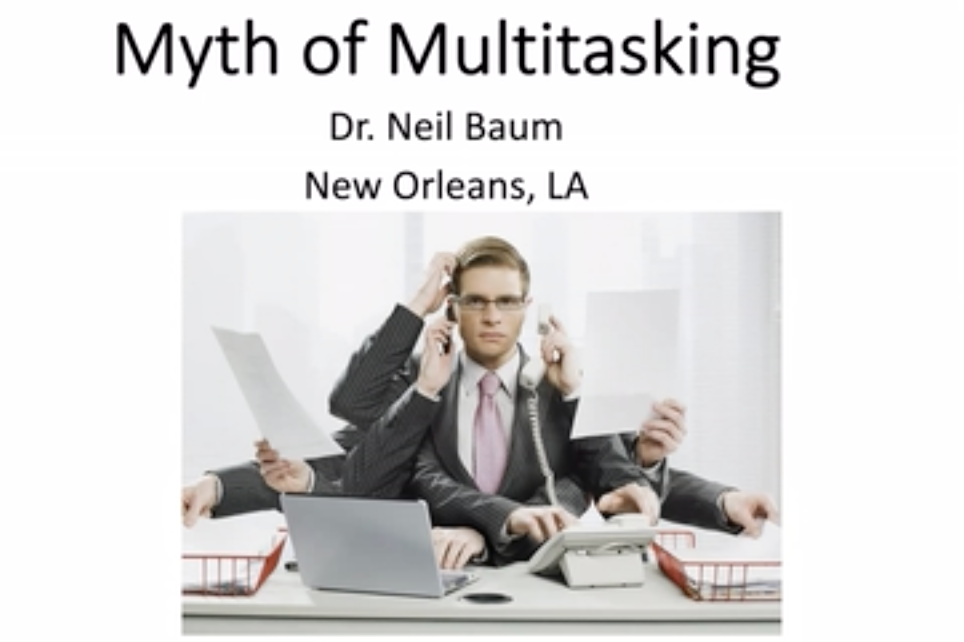 The myth of multitasking