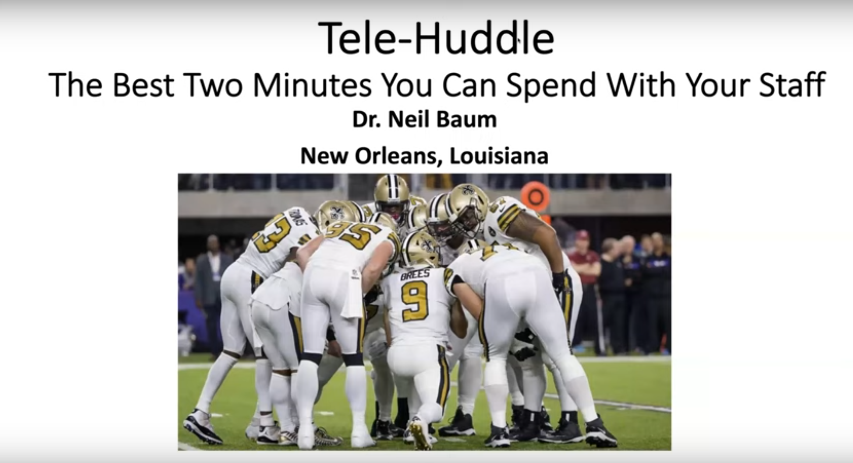 The daily huddle: The best two minutes you can spend with your staff ...