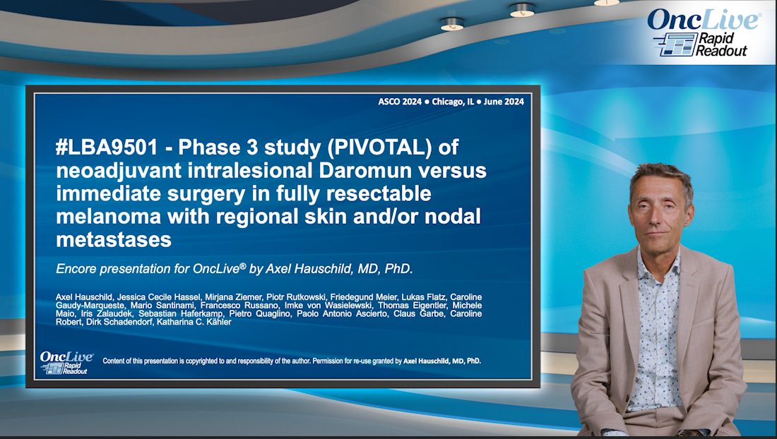 Phase 3 Study (PIVOTAL) of Neoadjuvant Intralesional Daromun vs ...