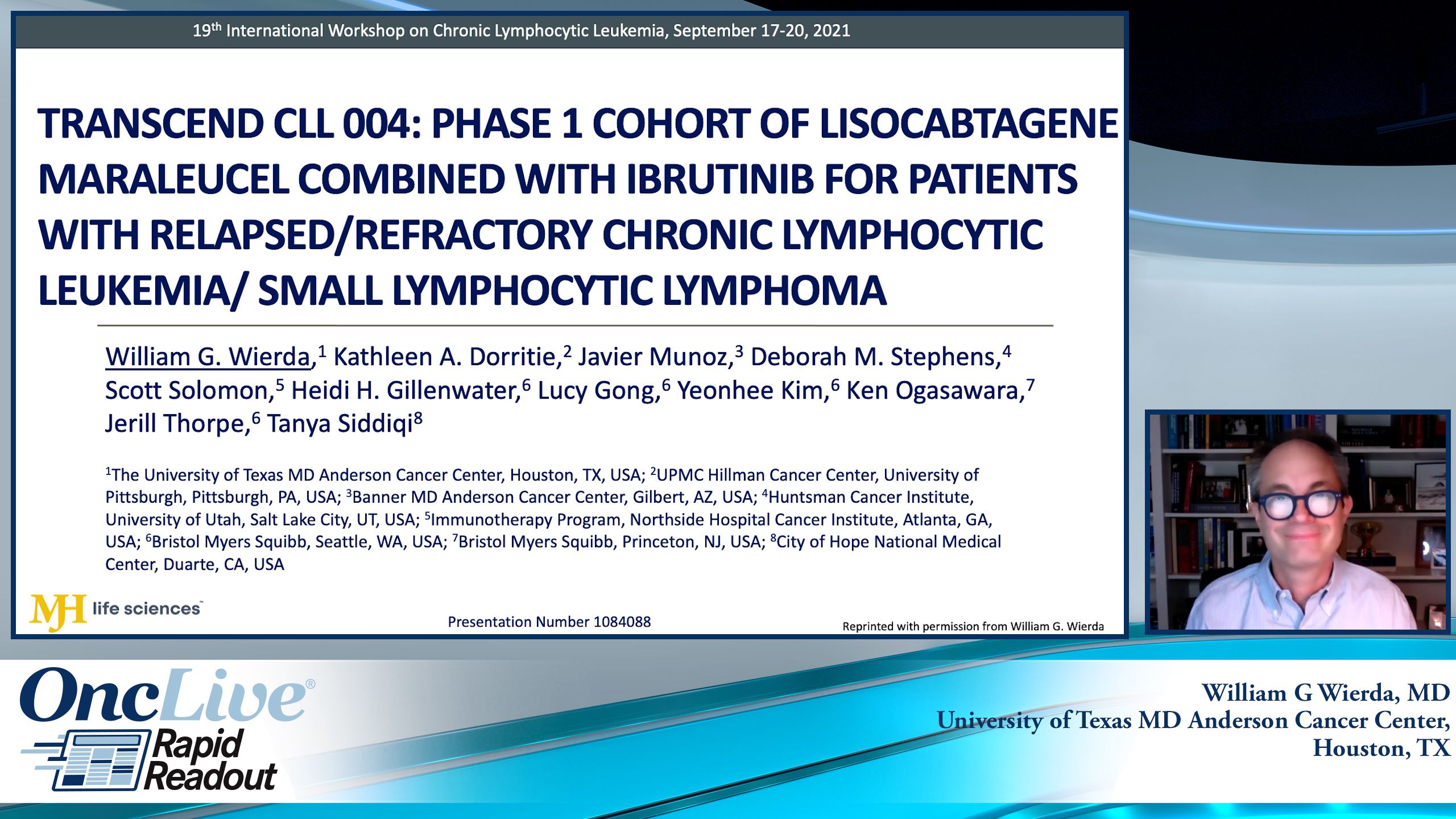 Rapid Readouts: Phase 1 Cohort of TRANSCEND-CLL-004 Study