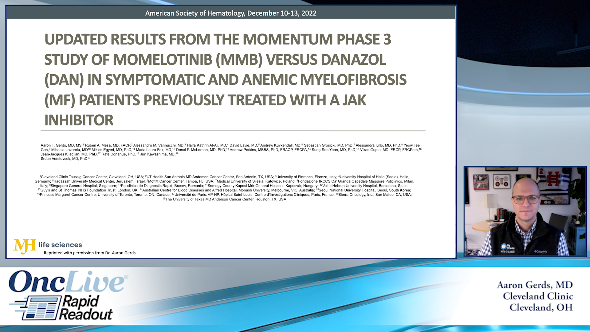 Updated Results from the Momentum Phase 3 Study of Momelotinib (MMB ...