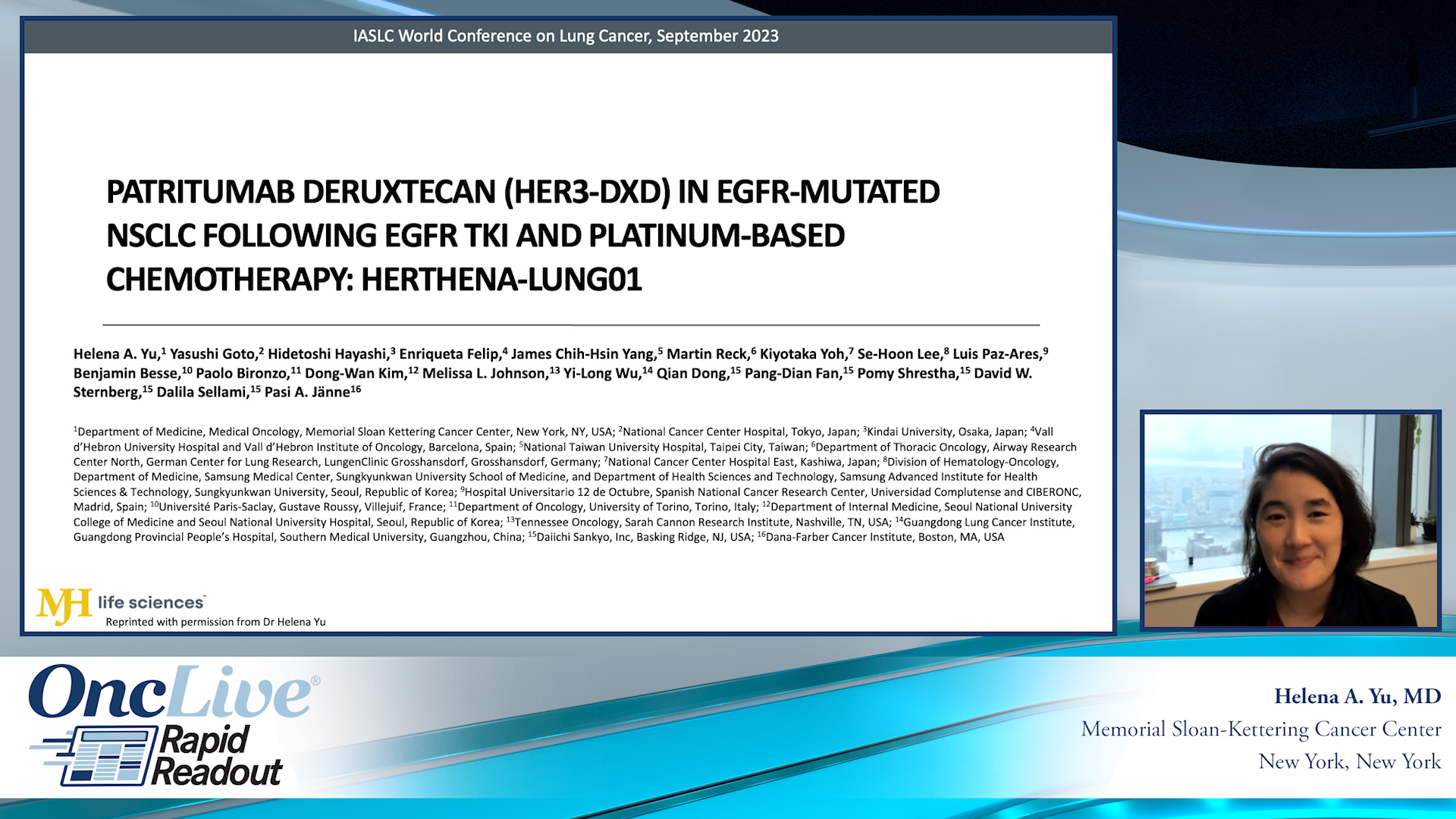 Patritumab Deruxtecan (HER3-DXd) in EGFR-Mutated NSCLC Following EGFR ...