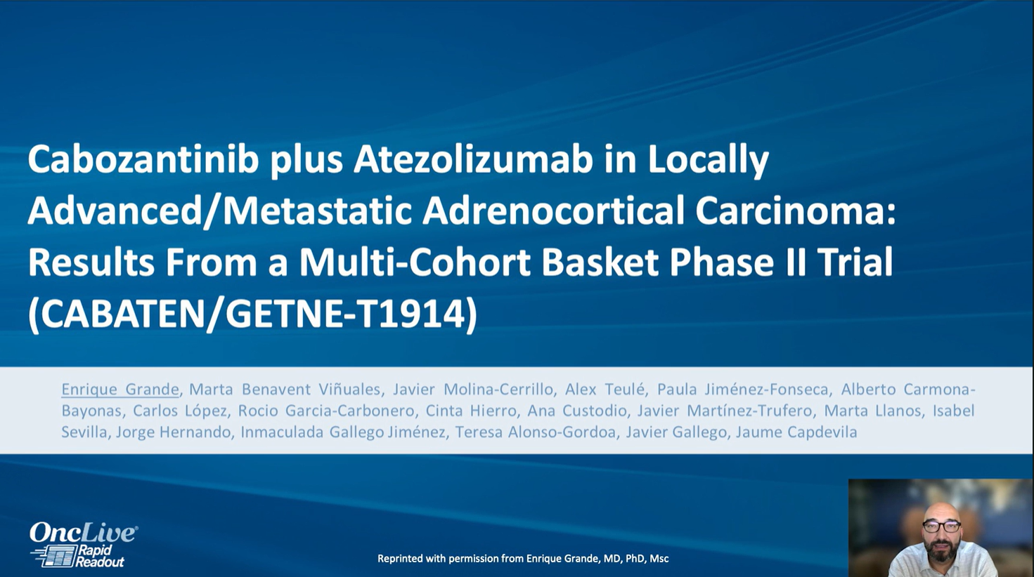 Cabozantinib plus Atezolizumab in Locally Advanced/Metastatic ...