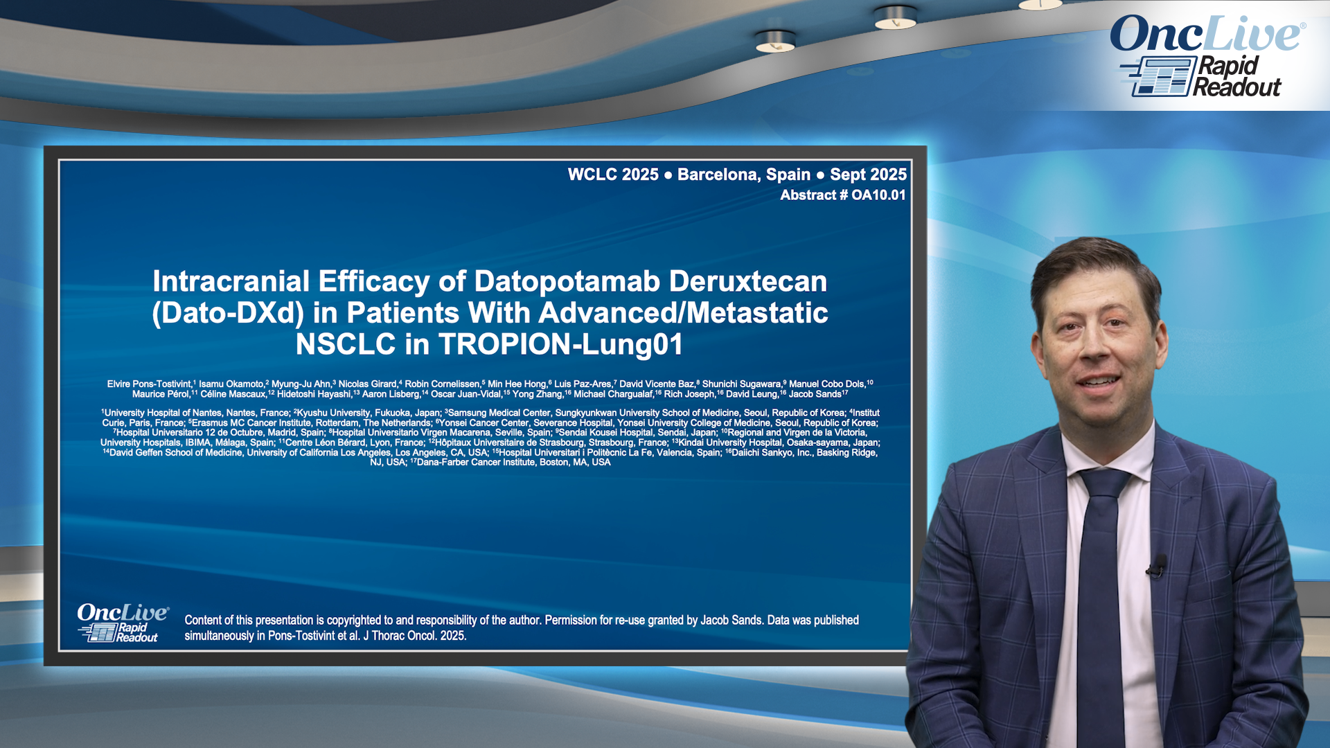 Intracranial Efficacy of Datopotamab Deruxtecan (DatoDXd) in Patients ...
