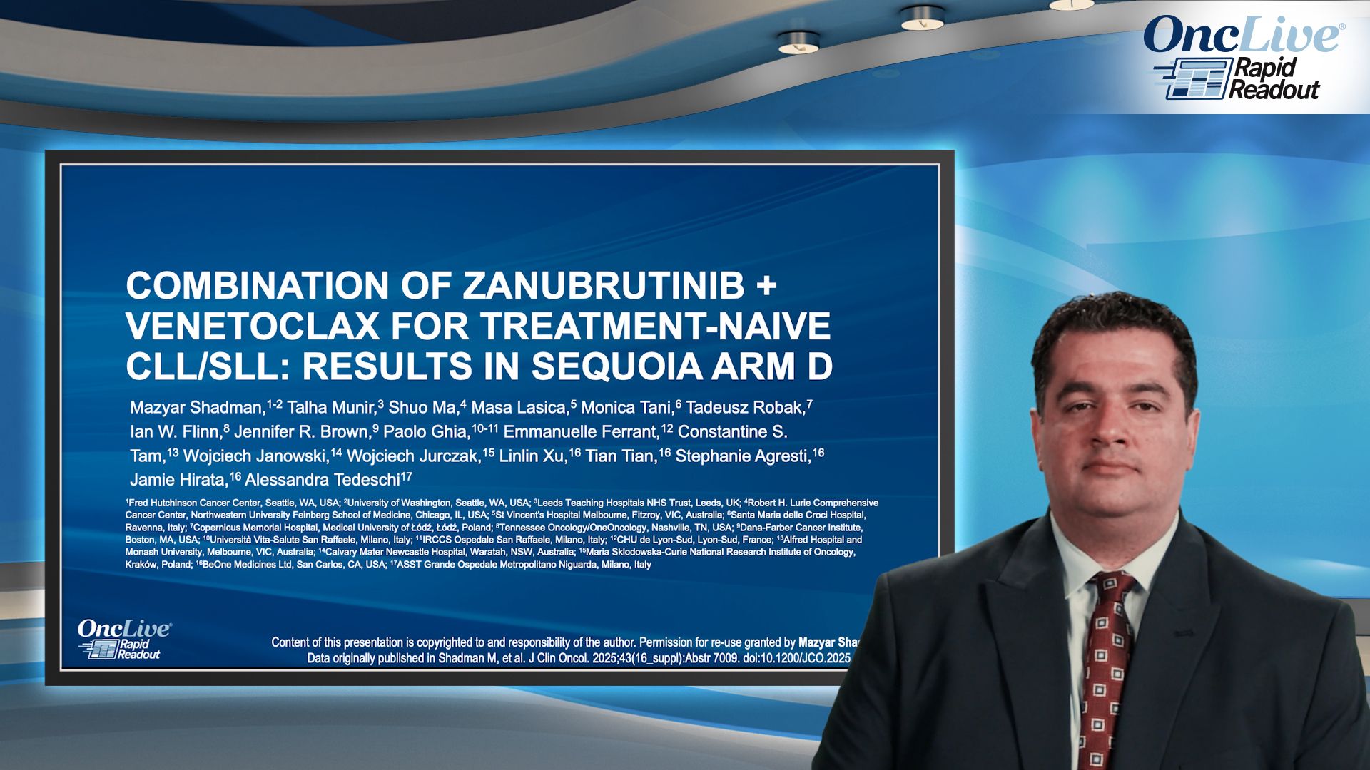Combination of Zanubrutinib (Zanu) + Venetoclax (Ven) for Treatment ...
