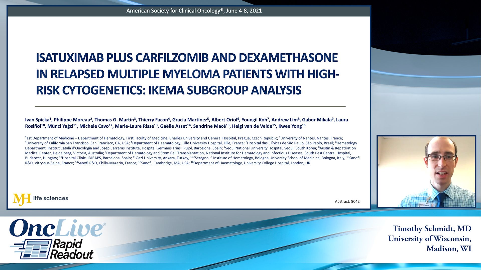 Rapid Readouts: IKEMA Subgroup Analysis in Relapsed Multiple Myeloma Patients With High-Risk ...