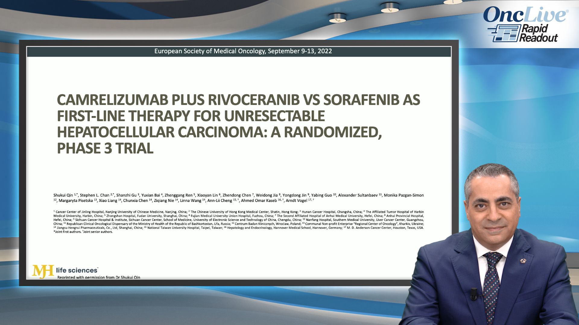 Camrelizumab plus rivoceranib vs sorafenib as first-line therapy for ...