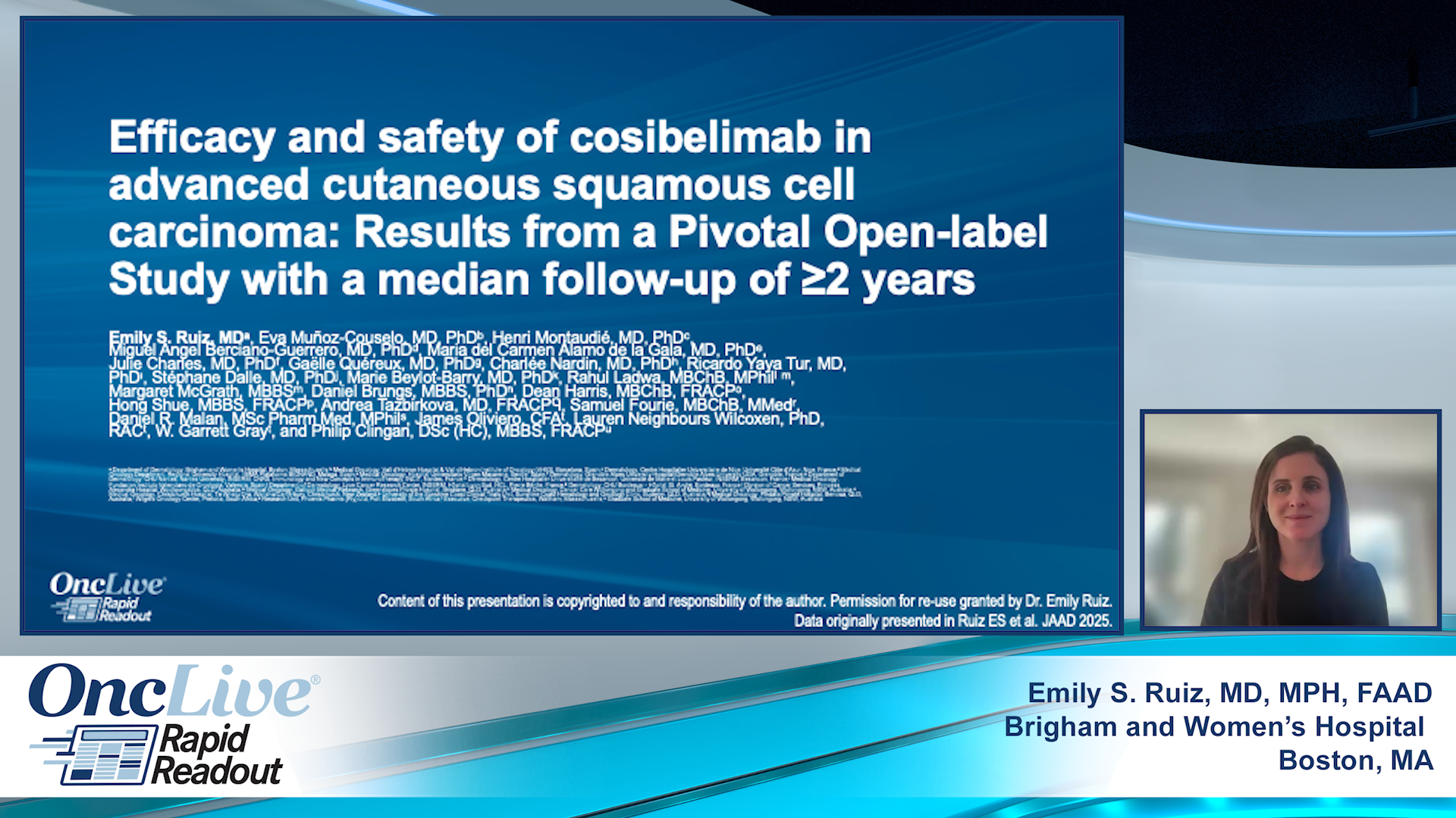 Efficacy and Safety of Cosibelimab in Advanced Cutaneous Squamous Cell ...