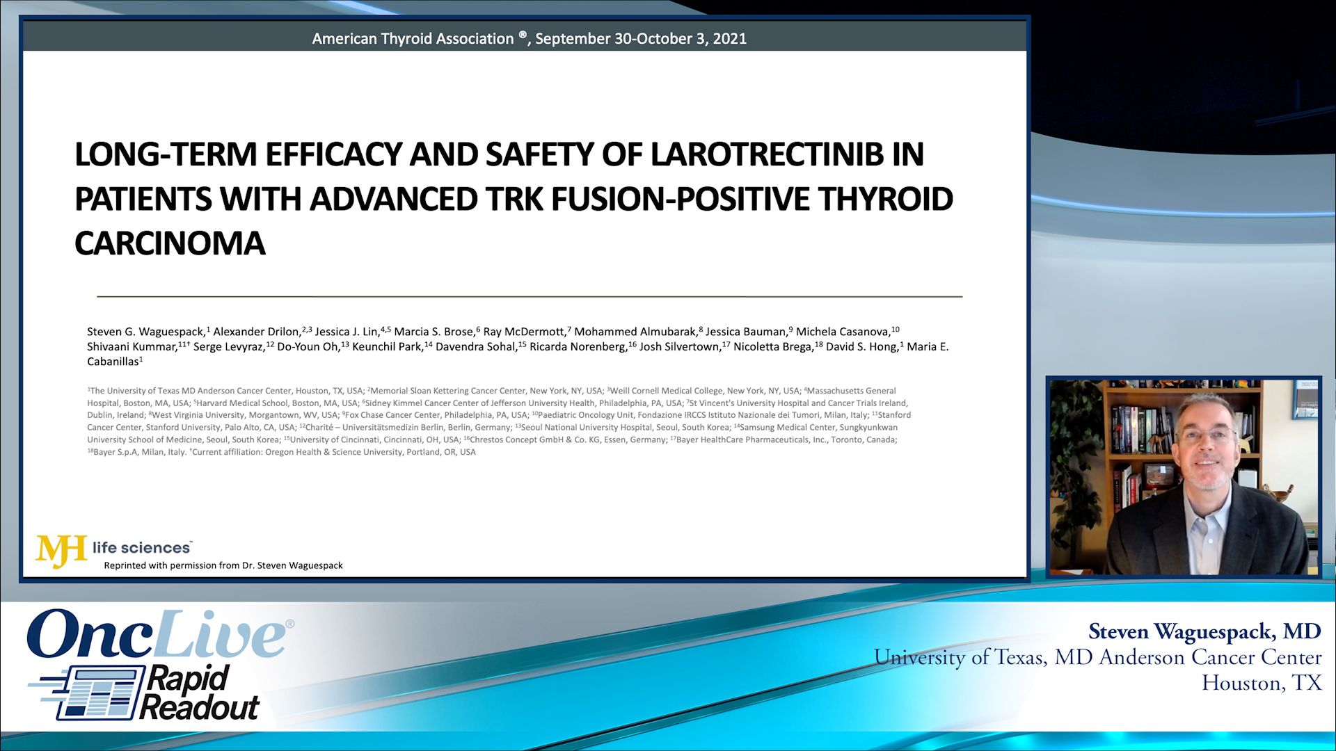 Long-Term Efficacy and Safety of Larotrectinib in Patients with ...