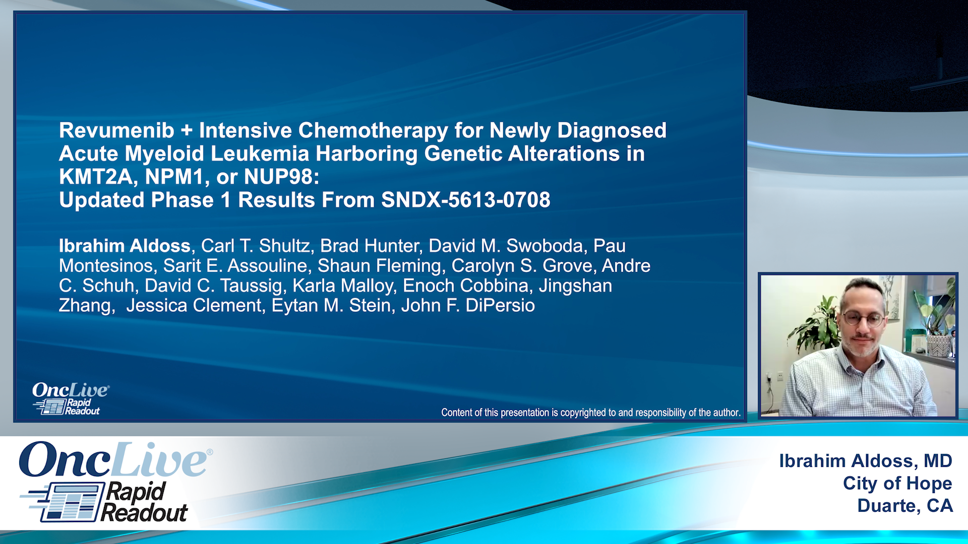 Revumenib + Intensive Chemotherapy for Newly Diagnosed Acute Myeloid ...