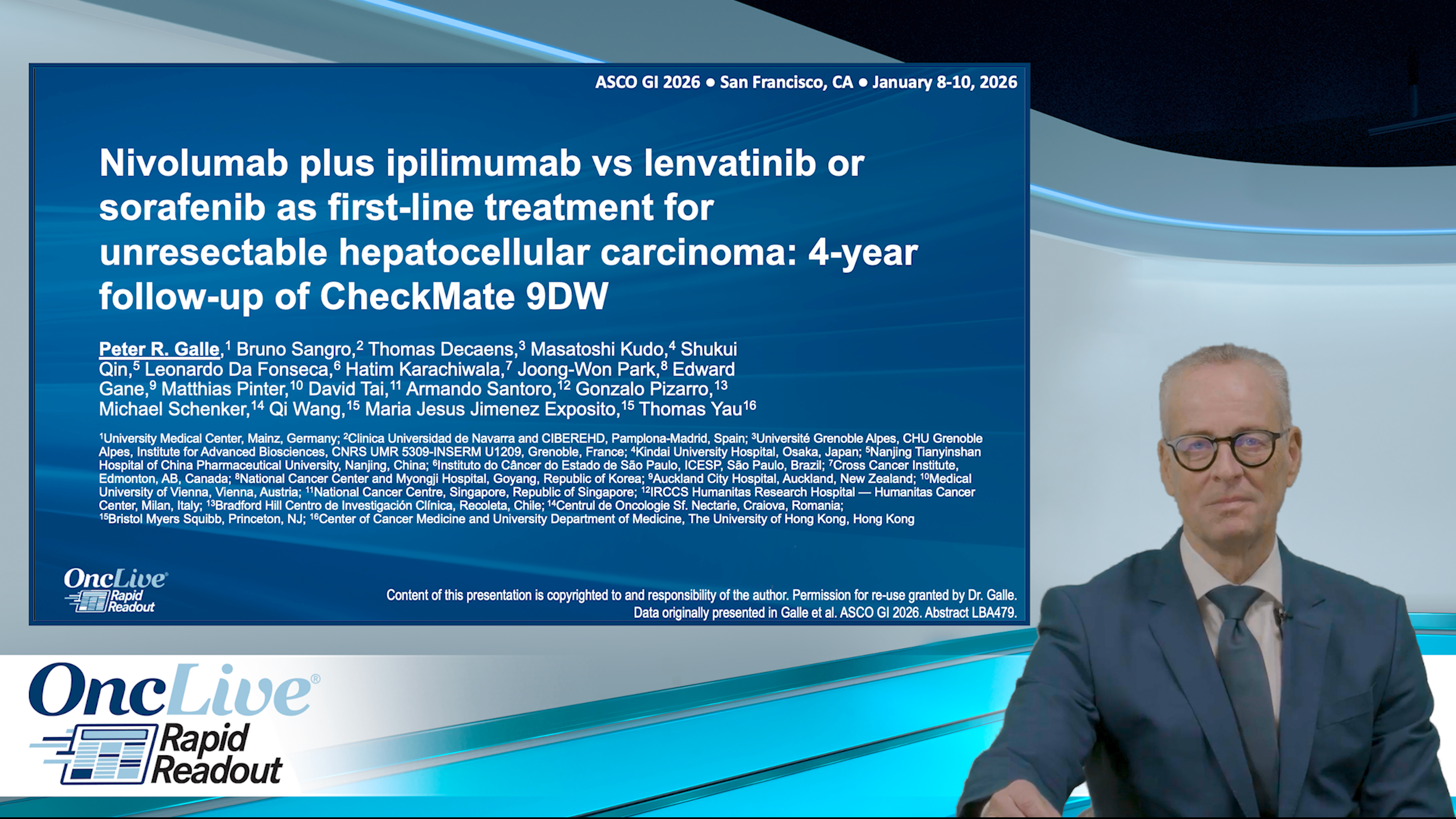 Nivolumab plus ipilimumab vs. Lenvatinib or sorafebib as first-line ...