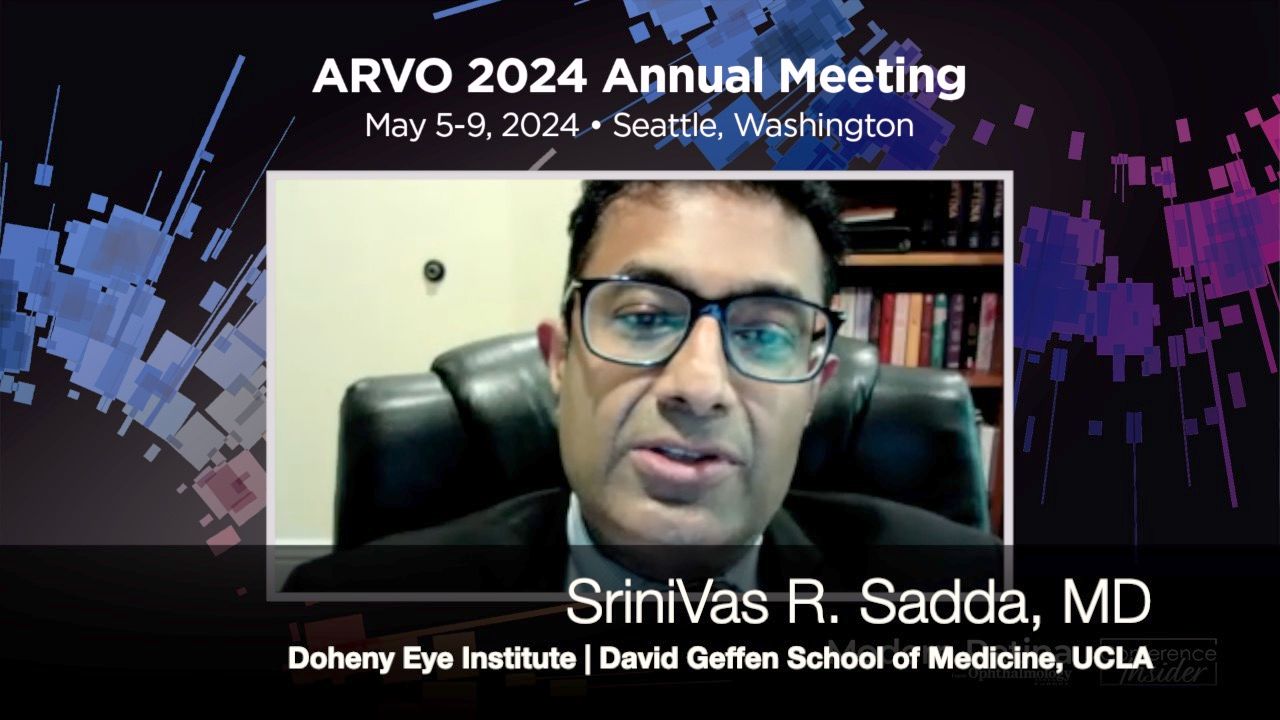 ARVO 2024: SriniVas Sadda, MD, discusses his vision for ARVO as new ...