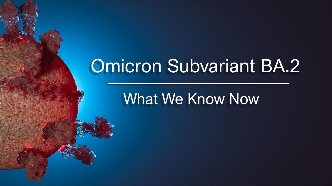 Omicron Subvariant BA.2: What We Know Now