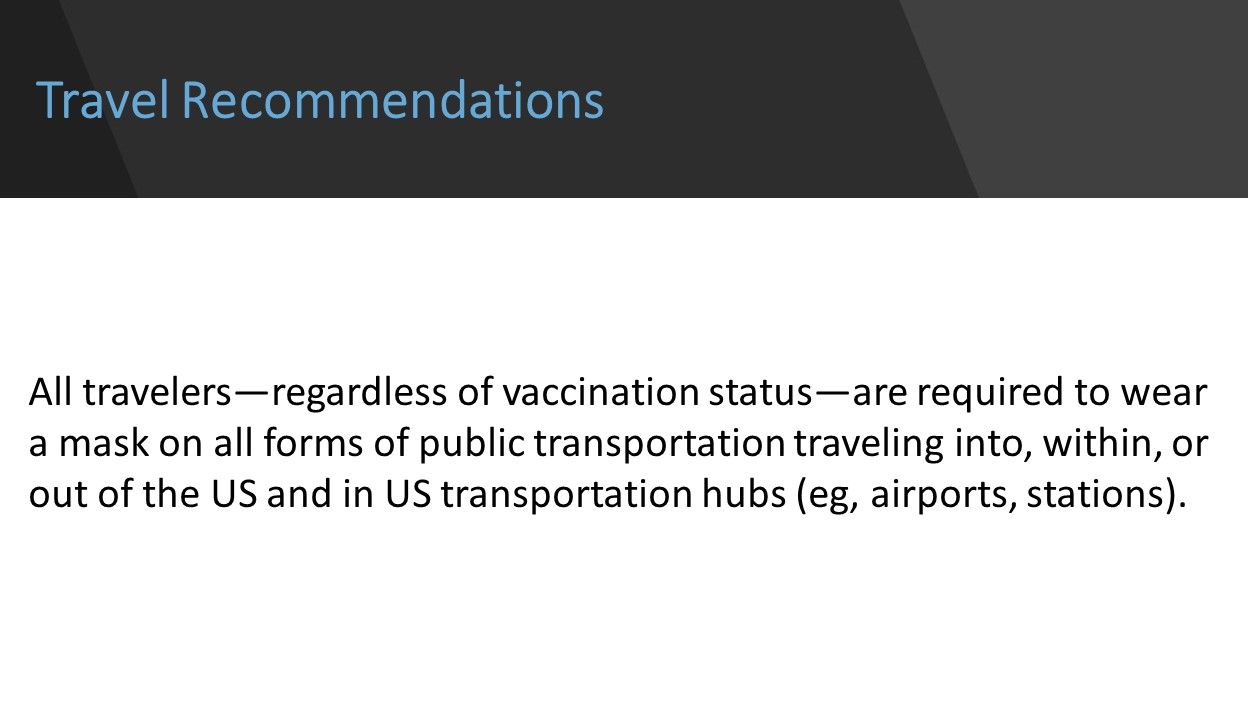 Updated CDC Guidance for Fully Vaccinated People: Takeaways for Primary ...