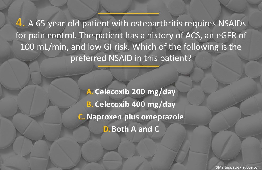 NSAID Use in Primary Care: A Quiz on Risks, Benefits, & Patient Selection