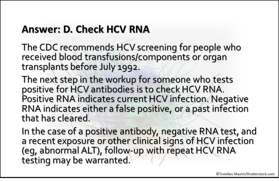 CDC Guidance on HCV Screening: 5 Questions