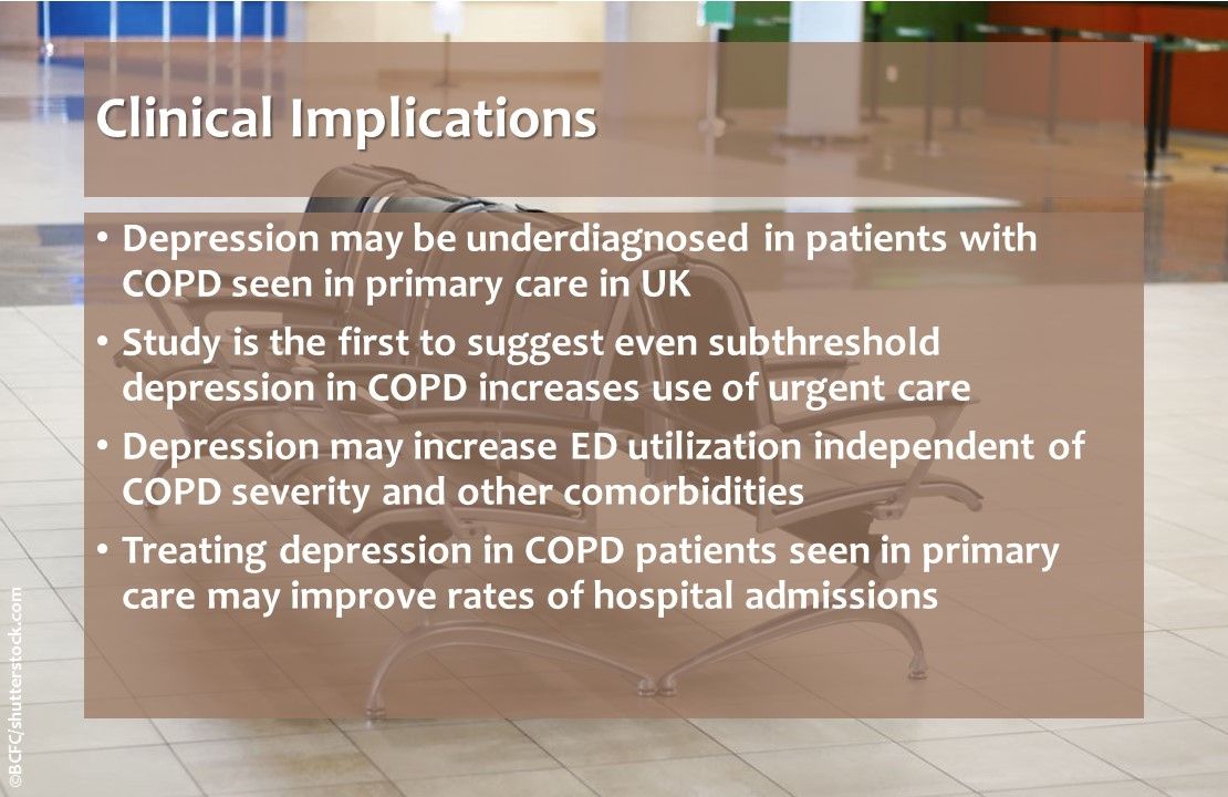 ED Use in COPD Linked to Depression, Loneliness