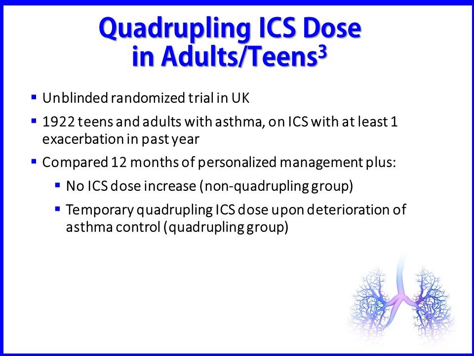 How to Prevent Asthma Exacerbations: Is More ICS Better?