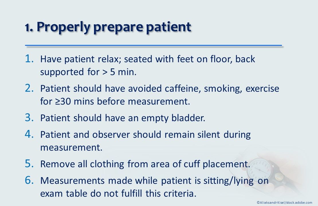 Errrors in blood pressure management can be reduced by following guidelines