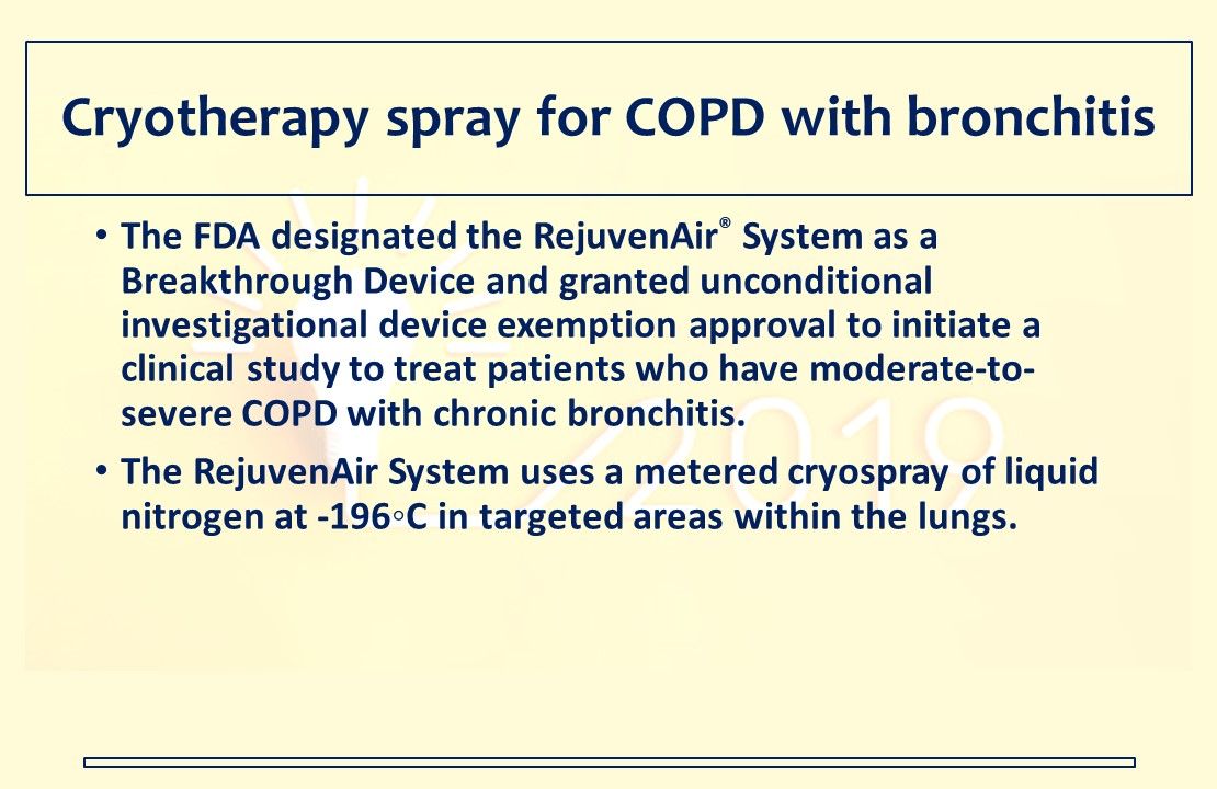 New COPD Drugs: 2019 in Review