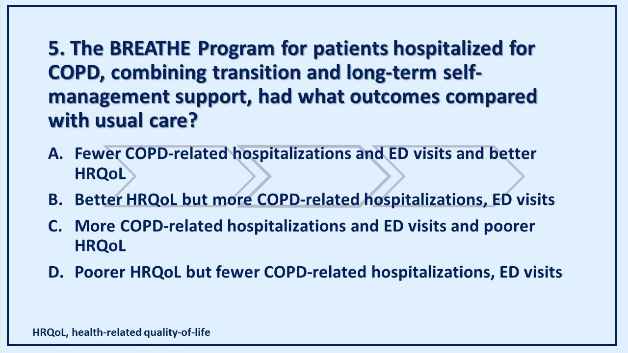 COPD News Quiz: A Few Good Questions