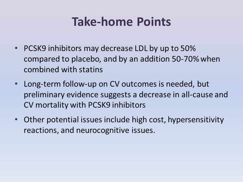 PCSK9 Inhibitors: The Facts At-a-Glance