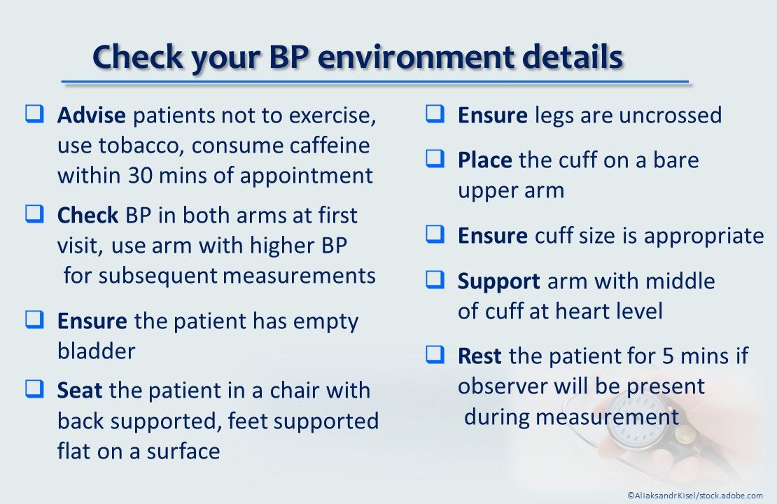 Errrors in blood pressure management can be reduced by following guidelines