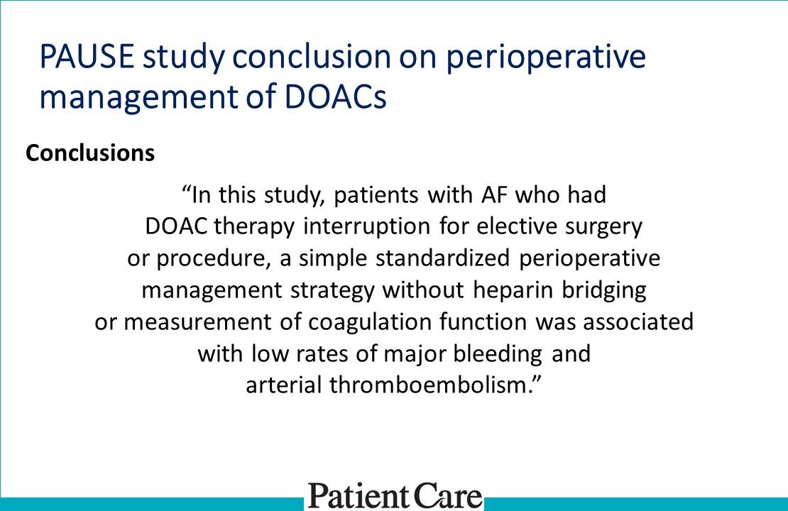 ACP: DOAC Dos and Don'ts Primer with Stephan Moll, MD